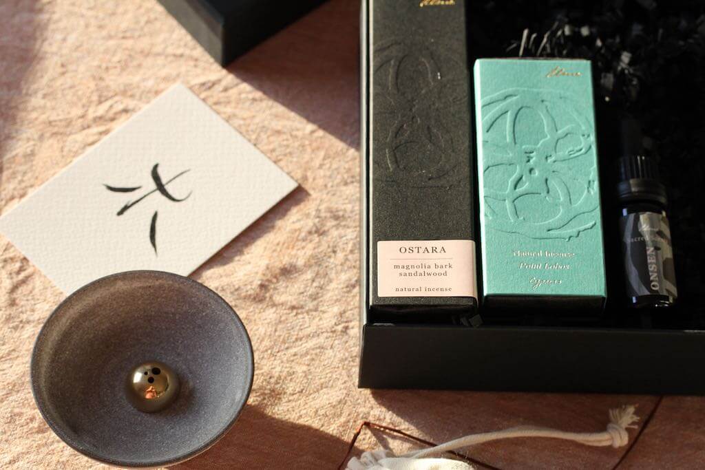WATER ELEMENT Natural Incense Gift Set for Winter – Ume