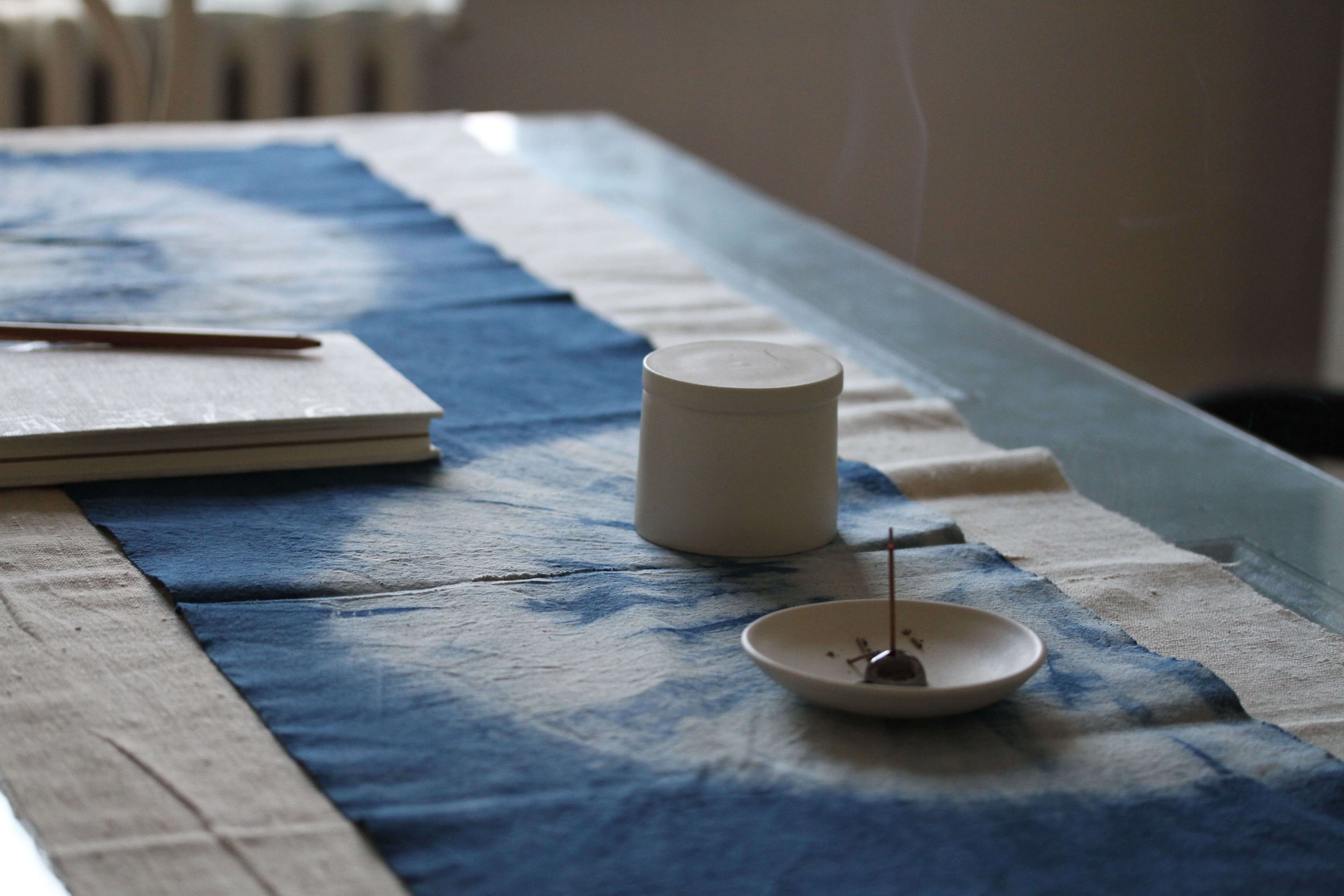 Handmade Ivory Porcelain Incense Censer & Tea Caddy – Ume