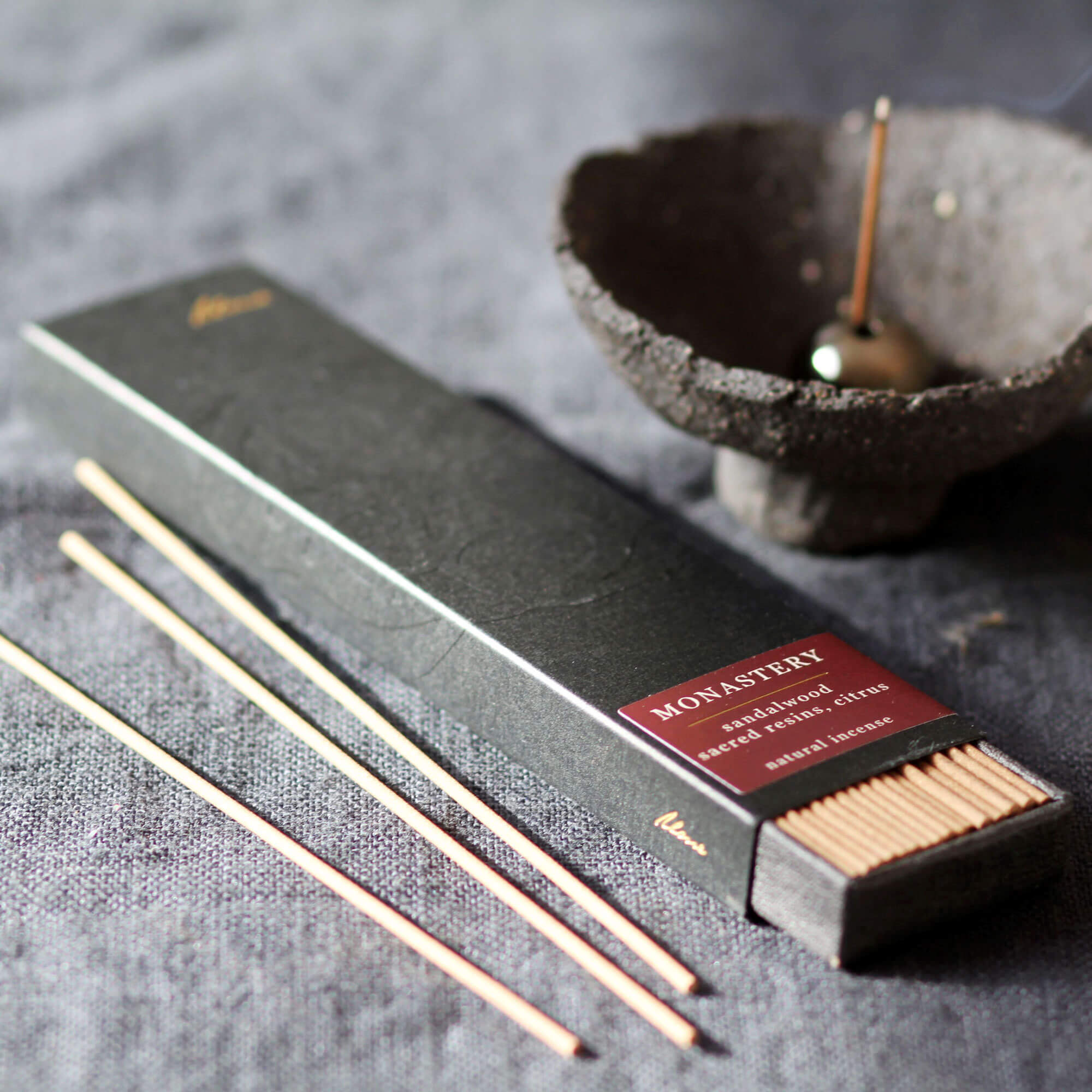 MONASTERY Incense | Sandalwood, Sacred Resins, Citrus | Premium Natura ...
